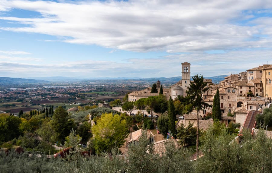 de Città di Castello à Assise - randonnée Saint François d'Assise